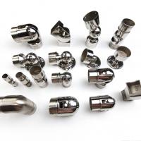 China 304/316 Stainless Steel Adjustable Handrail Elbow, Swivel Railing Tube Connector Fittings for sale