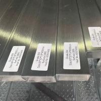 China 40×20mm Stainless Steel Rectangular Tube with 180G Hairline Finish in SS201 304 316 Grade for sale