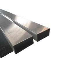 China 40×20mm Stainless Steel Rectangular Tube with 180G Hairline Finish in SS201 304 316 Grade for sale