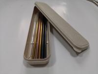 China 304 Stainless Steel Drinking Straws - Reusable Metal Straws with Custom Colors for Beverages for sale