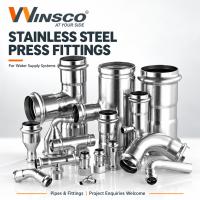 China 304 316L Stainless Steel Drinking Water Pipe for Building Water Supply | Custom Dimensions | VVINSCO for sale