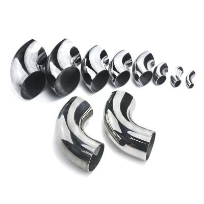 China 90 Degree Polished Stainless Steel Elbow, Codo,201/304/316 Grade Weld Pipe Fitting for sale