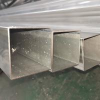 China 120×120mm Thick Wall Stainless Steel Square Tube SS201 SS304 SS316 for Construction Structures for sale