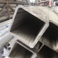 China 120×120mm Thick Wall Stainless Steel Square Tube SS201 SS304 SS316 for Construction Structures for sale