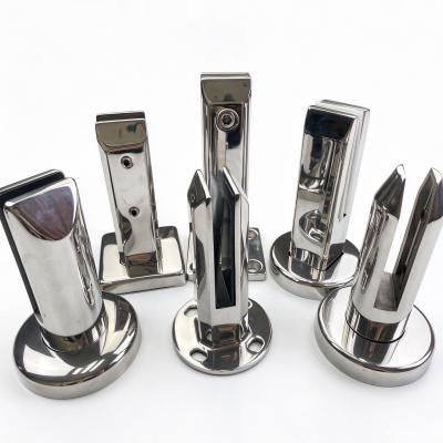 China 304/316 Stainless Steel Glass Spigot with Mirror/Satin/Gold/Black Finish for Pool Fence and Glass Railing - Customizable Sizes for sale