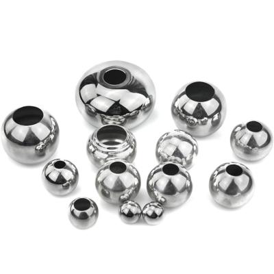 China 201 304 316 Stainless Steel Drilled Hollow Ball with Custom Surface Finishes and Wide Range of Sizes for Railing & Handrail Fittings & security window grille for sale