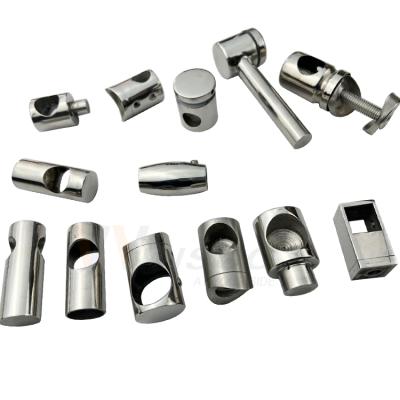 China 304/316 Stainless Steel Tube Connector Cross Bar Holder for Railing & Handrail Systems for sale