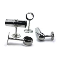 China 201/304/316 Stainless Steel Round Tube Holder & Support Bracket for Railing Systems for sale