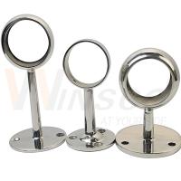 China 201/304/316 Stainless Steel Round Tube Holder & Support Bracket for Railing Systems for sale