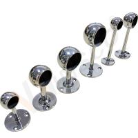 China 201/304/316 Stainless Steel Round Tube Holder & Support Bracket for Railing Systems for sale