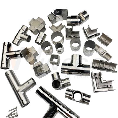 China 201/304/316 Stainless Steel Railing Tube Connectors & Fittings for sale