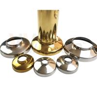 China VVINSCO Stainless Steel Post Base Cover AISI 201 304 316 for 12.7mm to 50.8mm Round Balustrade with Mirror/Satin/PVD Color Finish for sale