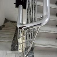 China VVINSCO 76.2mm (3 Inch) 90° Stainless Steel Handrail Elbow in AISI 201/304/316 with Mirror Polish or Satin Finish for sale