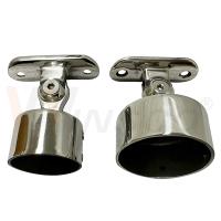China Angle Adjustable Stainless Steel Handrail Bracket Railing Saddle | 304/316 | Winsco Metal VA102 for sale