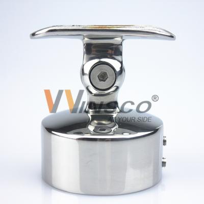 China Angle Adjustable Stainless Steel Handrail Bracket Railing Saddle | 304/316 | Winsco Metal VA102 for sale