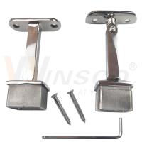 China Square Tube Stainless Steel Handrail Bracket Railing Support Saddle| Winsco Metal VA113 for sale
