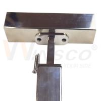 China Square Tube Stainless Steel Handrail Bracket Railing Support Saddle| Winsco Metal VA113 for sale