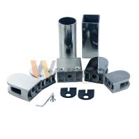 China Precision Investment Cast Stainless Steel Glass Clamp for Glass Railing Balustrade | Winsco Metal VA201 for sale
