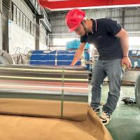 China 1220mmx2440mm 4Ftx8FT Anti-Finger Print Stainless
Steel No.4 Finished Sheet 201 Grade for sale