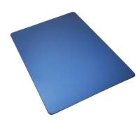 China SS201 Cold Rolled Blue PVD Hairline No.4 Stainless Steel Sheet 1220×2440mm 4x8ft Decorative Inox Plate for sale