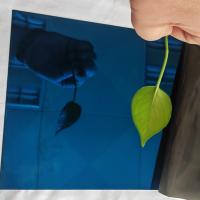 China 1250mmx2500mm Mill Edge SS201 8K Mirror Blue Color Stainless Steel Sheet for sale