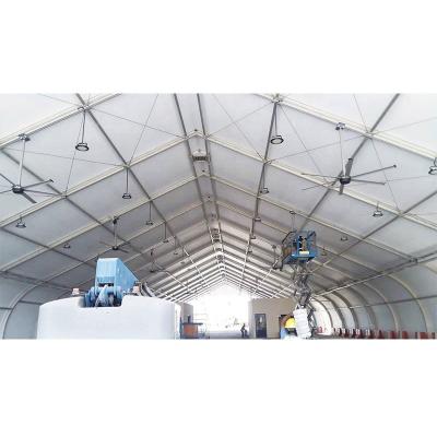 China Ceiling Fan for Construction Site Ventilation 3.6m High Volume 1500W 220V 10ft HVLS Fan for sale