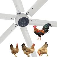 China Quiet 1.5kW 24FT High Speed HVLS Big Industrial Electric Ceiling Fan with PMSM Motor for sale