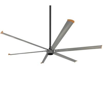 China 800m3/h Air Volume 2023 PMSM Direct Drive 24ft 7.3m HVLS Giant Industrial Ceiling Fans Motor for sale