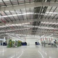 China Commercial 16ft HVLS Ceiling Fan with 900W PMSM Motor and High Volume Air Circulation for sale