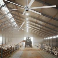 China 3-8M Length HVLS Industrial Ceiling Fan with Permanent Magnet Synchronous Motor 1.5kw for sale