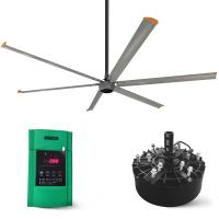 China Large Industrial Ceiling Air Cooling 16ft 7.3m 1500W PMSM Motor HVLS Fan with Best for sale