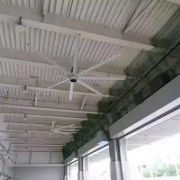 China 280-1400m2 Air Covered Area Synchronous Motor Industrial Bldc Cooling Ceiling Fan Motor for sale