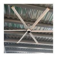 China Low Noise 3 Phase Fan Motor for Dairy Farm 12ft 10ft 8ft High Volume Large Ceiling Fan for sale