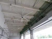 China AMCLING 220V 380V Axial Flow Fan 1500W Permanent Magnet Synchronous HVLS Ceiling Fan for sale