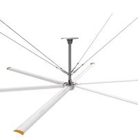 China AMCLING 220V 380V Axial Flow Fan 1500W Permanent Magnet Synchronous HVLS Ceiling Fan for sale