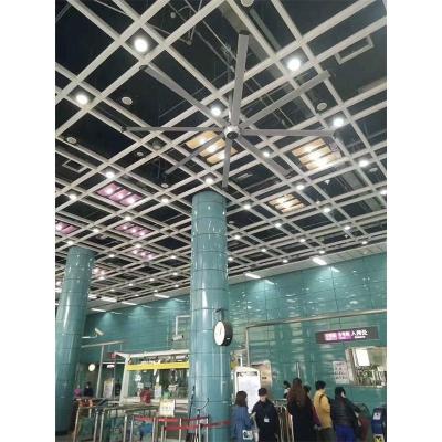 China 7.3M 12ft HVLS Industrial Big Ceiling Fan Motor Top Choice for Thailand Warehouse for sale