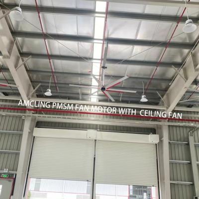 China AMCLING 10ft 12ft 14ft 16ft 20ft 24ft Big Hvls Fan Industrial Mounted for Warehouse for sale