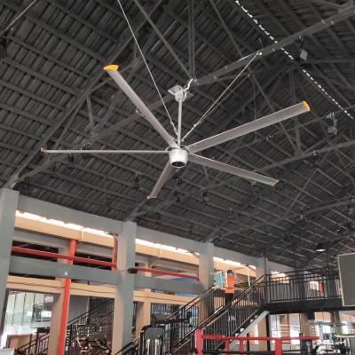 China Permanent Magnet Synchronous HVLS Electric Fan for 220V/380V Power Supply by AMCLING for sale