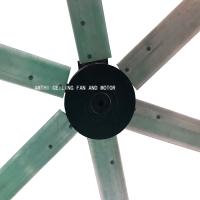China Industrial Ceiling Fan Outdoor 1500W Fan Motor with Anodizing Aluminum Alloy Blades for sale