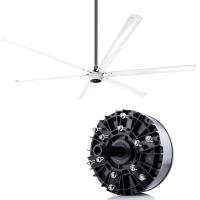 China OEM Customized 500-1500W Black Motor for Industrial Cooling Fan in Building Material for sale