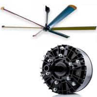 China 800m3/h Air Volume AC DC Industrial Brushless HVLS Fan Motor for Improved Efficiency for sale