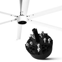 China 800m3/h Air Volume AC DC Industrial Brushless HVLS Fan Motor for Improved Efficiency for sale