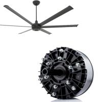 China High Speed 400W 3 Phase 220V Industrial Brushless DC HVLS Ceiling Cooling Bldc Fan Motor for sale