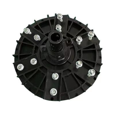 China 1100W 15000W Large Size HVLS Industrial Ceiling Fan Motor Applicative Blades Number 5 for sale