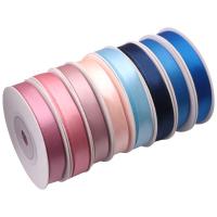 China Wholesale 196 Color Stock 3/8 Inch Plain Satin Ribbon Customized Logo For Gift Packing Flower for sale