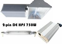 China 750W Double Ended HID Grow Light 115lm/W High Pressure Sodium Lamp for Medical Marijuana for sale