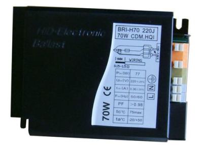 China 70W Digital Greenhouse Ballast 130Hz Electronic HID Ballast for Metal Halide Sodium Lamp 0.44A for sale