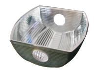 China Glass R7S Double Ended Street Lamp Reflector 78mm High Reflectivity Air Cooled for sale