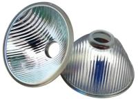 China PGZ18 Lamp Optical High Bay Light Reflector , Searchlights Round Reflector for sale