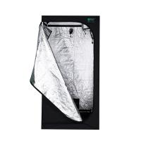 China Hydroponics 100x100x200cm 3x3ft 600D Oxford Fabric LED Grow Tent with Reflective Mylar for sale